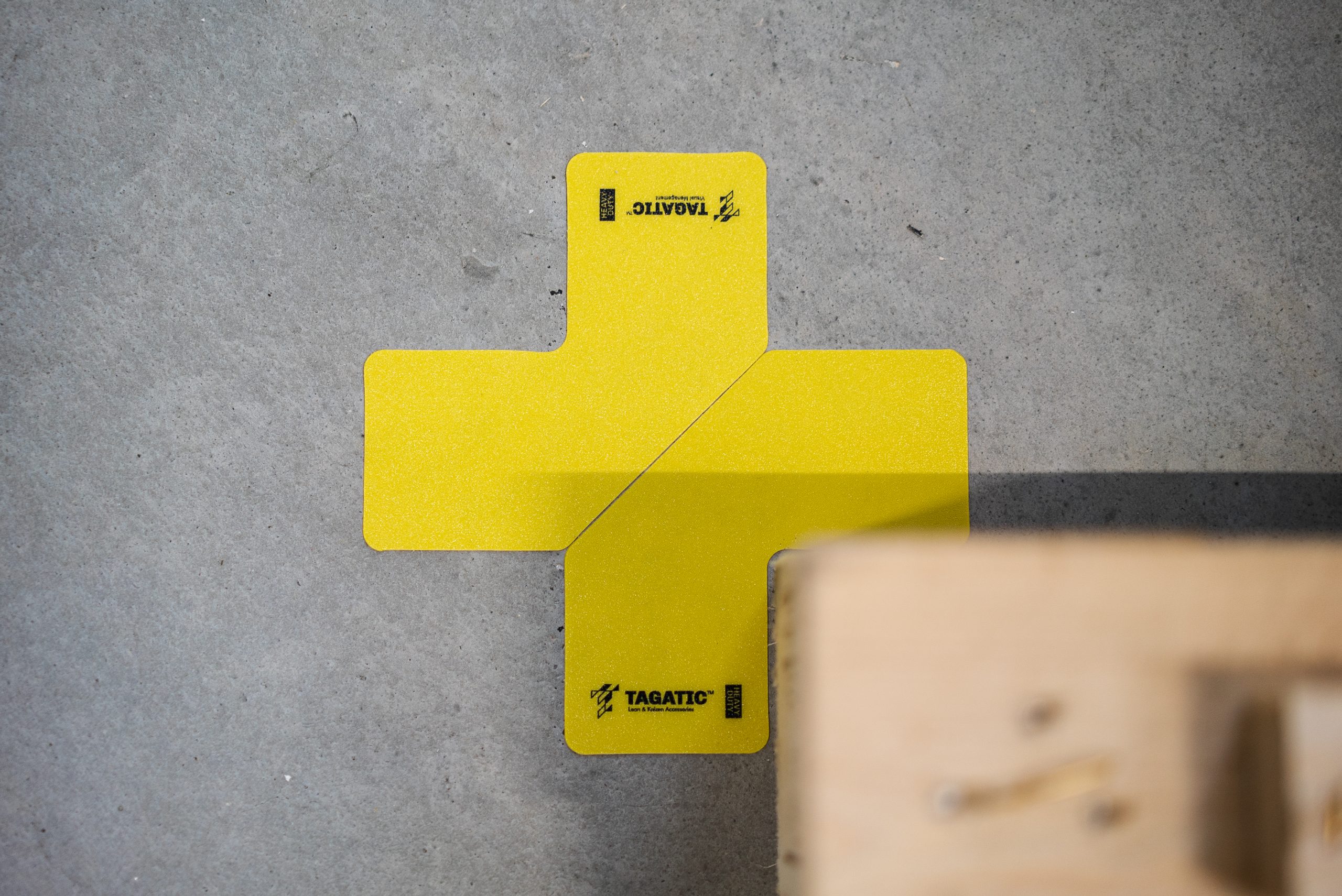 Safe marking of storage zones Tagatic